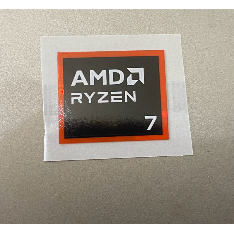 Jual Sticker stiker logo AMD Ryzen 7 8th gen original thn 2024 terbaru ...