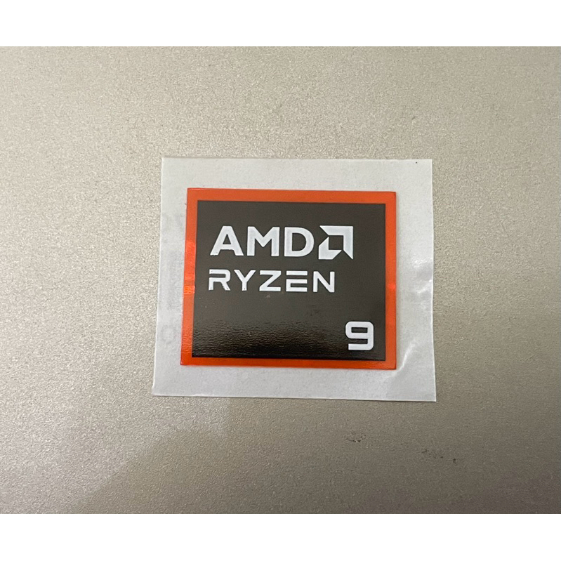 Jual Sticker stiker logo AMD Ryzen 9 8th gen original thn 2024 terbaru ...