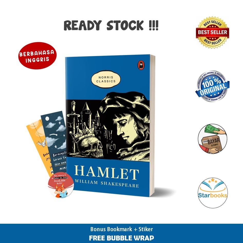 Jual Norris - Buku Hamlet By William Shakespeare (Novel Inggris ...