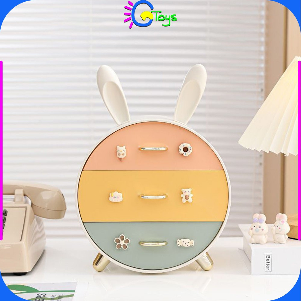 Jual CR-K179 Rak Susun Kelinci Rak Kosmetik Serbaguna Cute Stuff ...