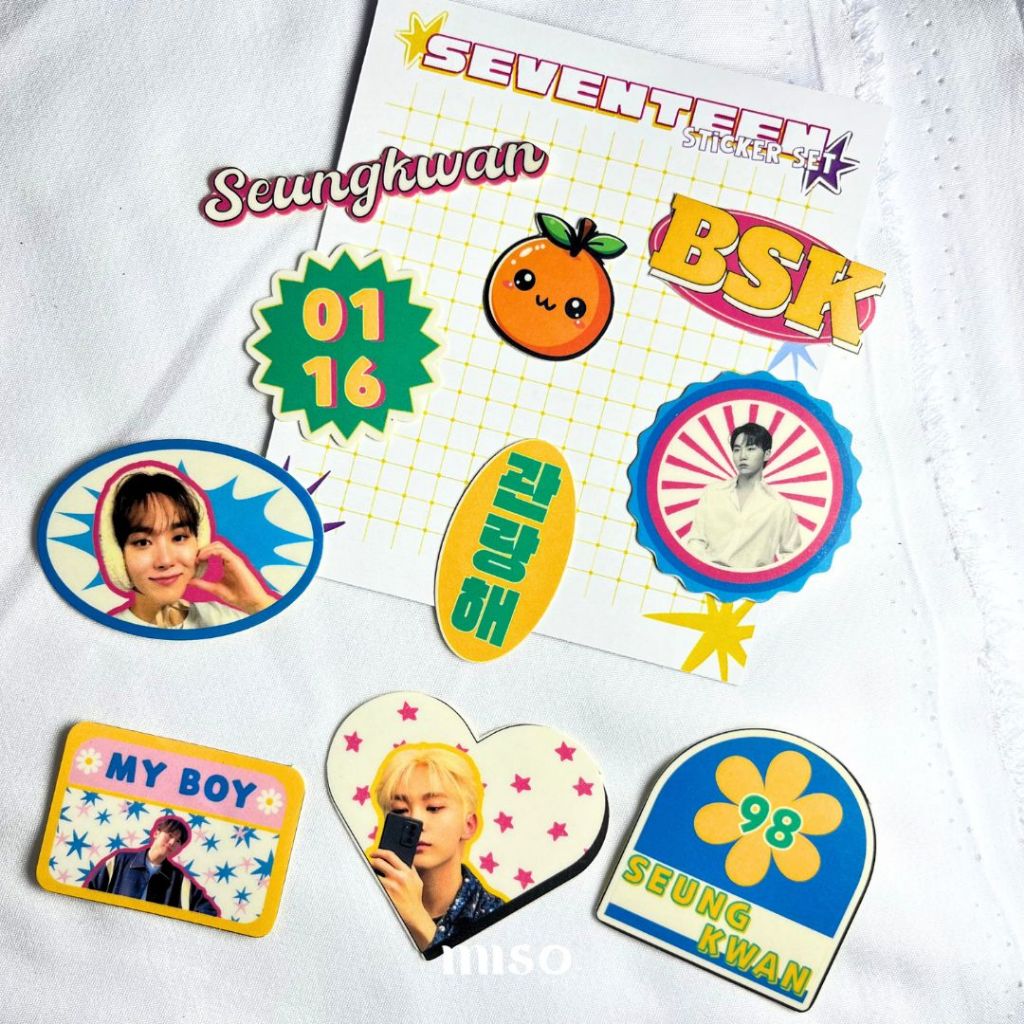 Jual Seventeen Sticker Packs / Seventeen Members Sticker / Sticker Set ...