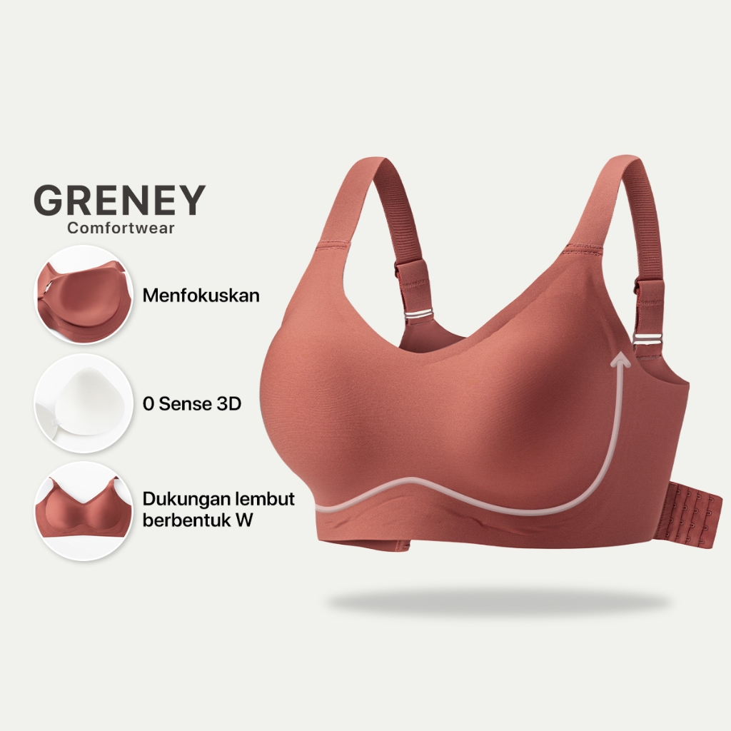 Jual GRENEY-Gbras-Bra Bigsize Tali Bra Lebar Bergesper Pakaian Dalam ...