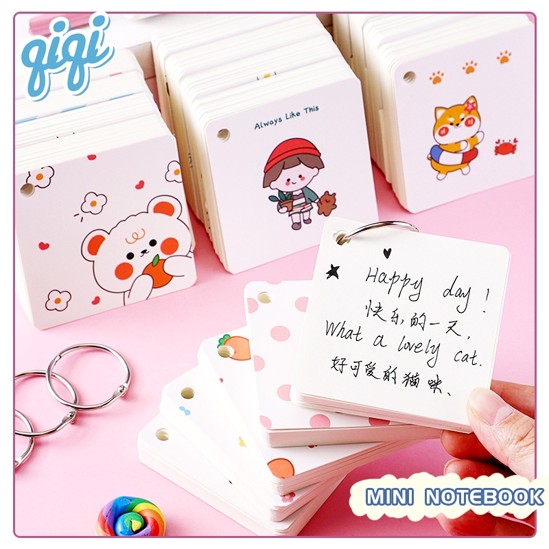 Jual Notebook mini/Notepad dengan Gantungan/Memo Ring Notebook Loose ...