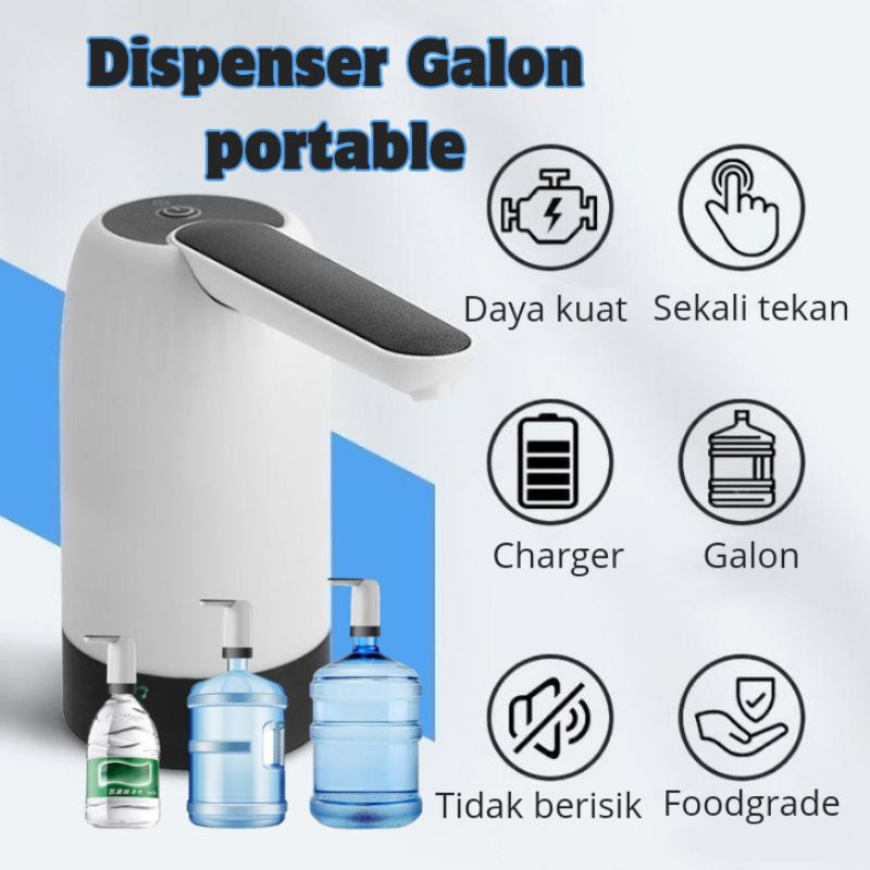 Jual Dispenser Galon Portable Pompa Galon Elektrik Automatic water ...