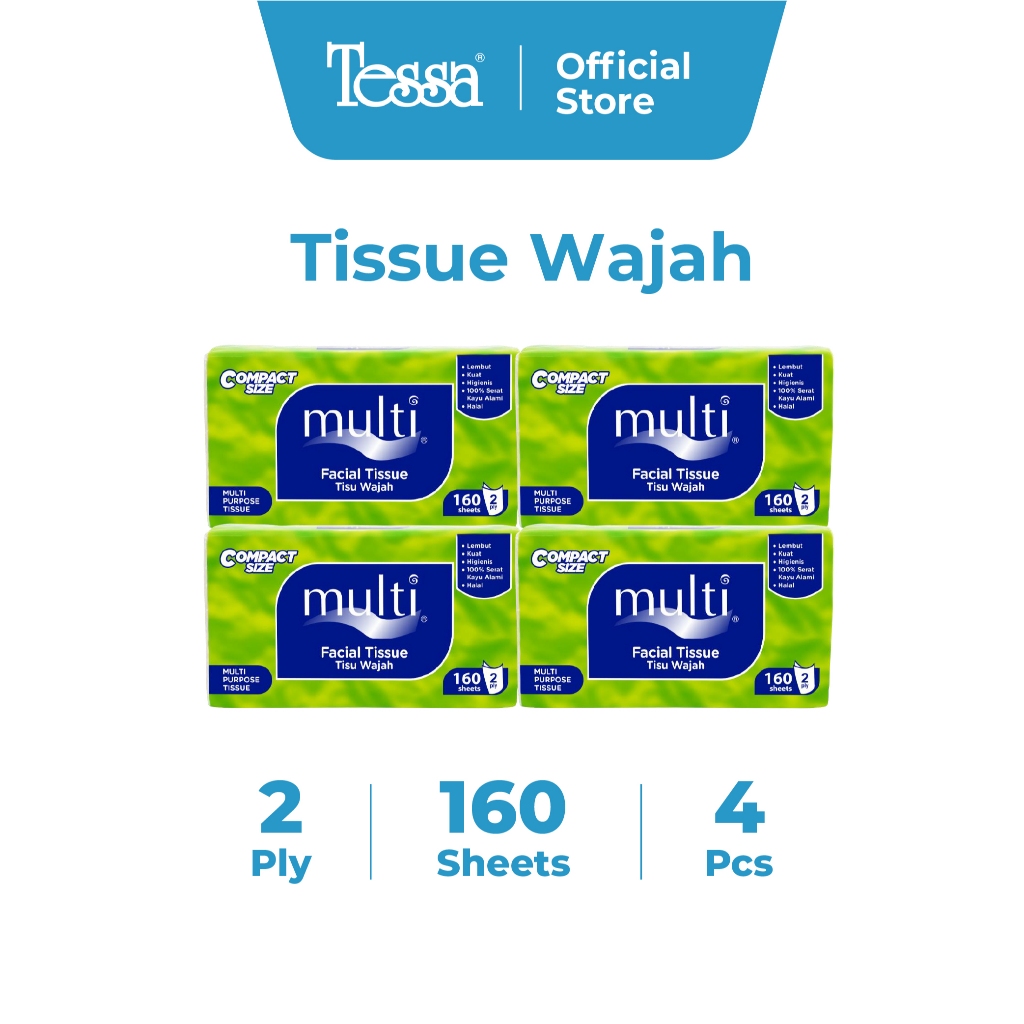 Jual Tissue Multi Facial Soft Pack 160s 2p-4 Pack | Shopee Indonesia