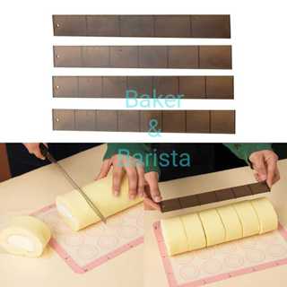 Jual Cake Roll Ruler 4pcs / Cake Roll Bread Cutter 6 Layers Leveler ...