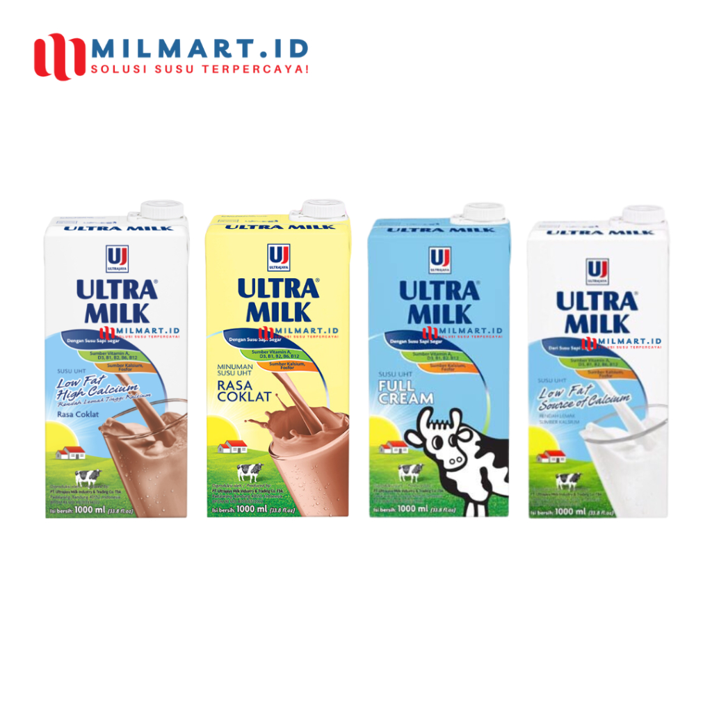 Jual ULTRA MILK FULL CREAM 1 LITER SUSU UHT CAIR ULTRAMILK SUSU SAPI LOW FAT COKELAT FULL CREAM ...