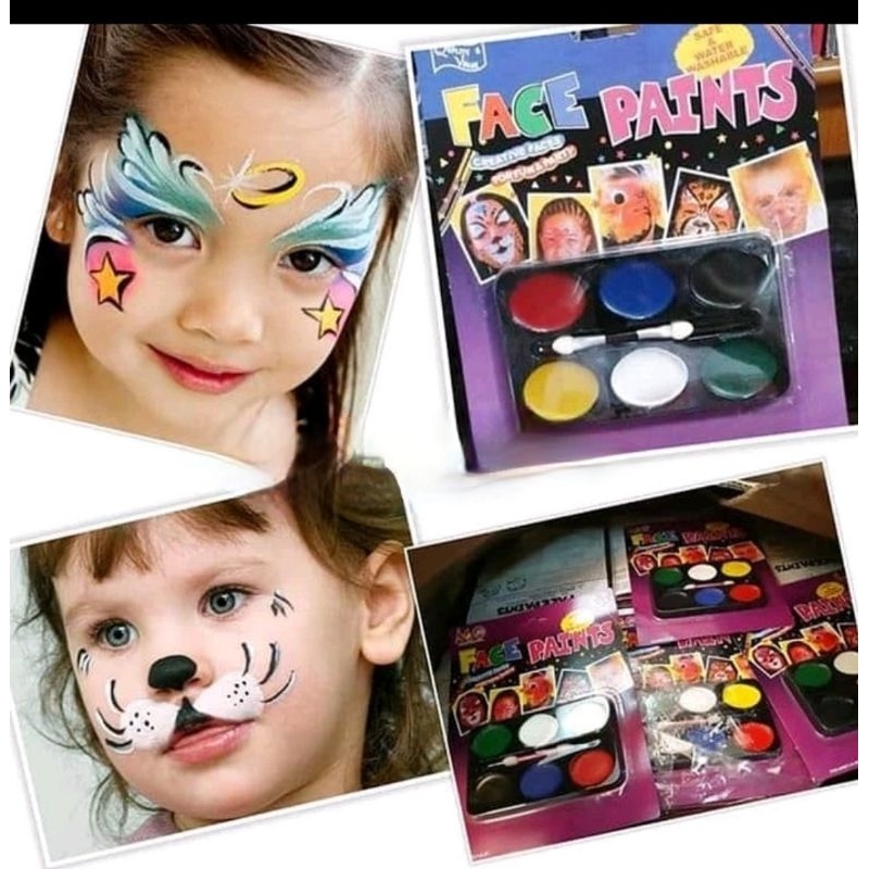Jual Face Painting Cat Muka Makeup Halloween | Shopee Indonesia
