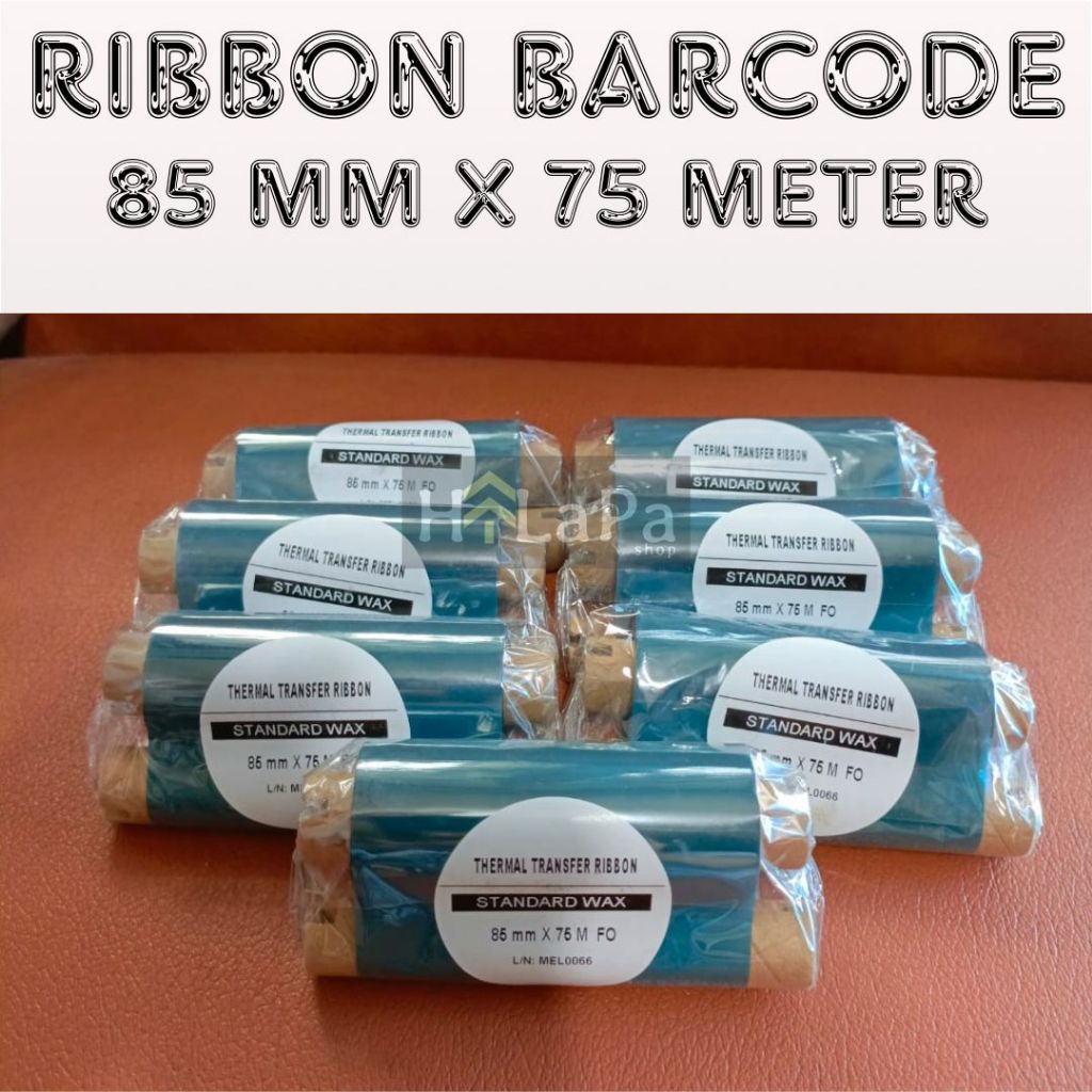 Jual Ribbon / Tinta / Carbon Barcode, Outside, STANDARD WAX 85 mm X 75 ...
