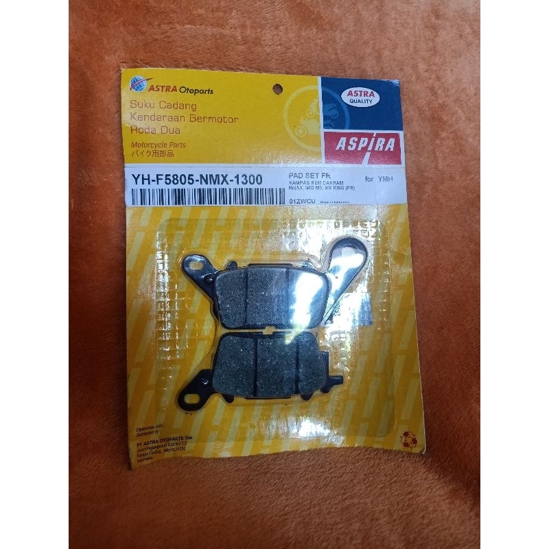Jual PAD SET FR KAMPAS REM CAKRAM NMAX,MIO M3,MX KING (FR) YH -F5805 ...