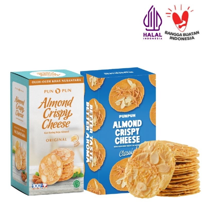 Jual Oleh Oleh Khas Surabaya Cemilan Almond Crispy Cheese Original ...