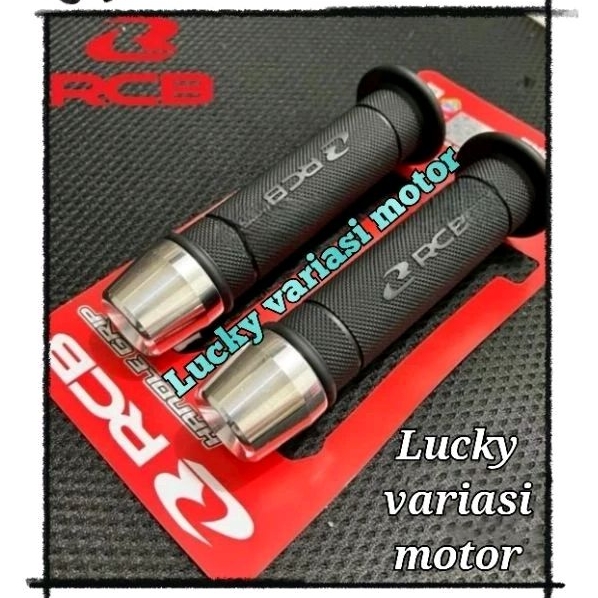 Jual HANDGRIP handfat rcb racing plus jalu stang pcx crome hanfat ...