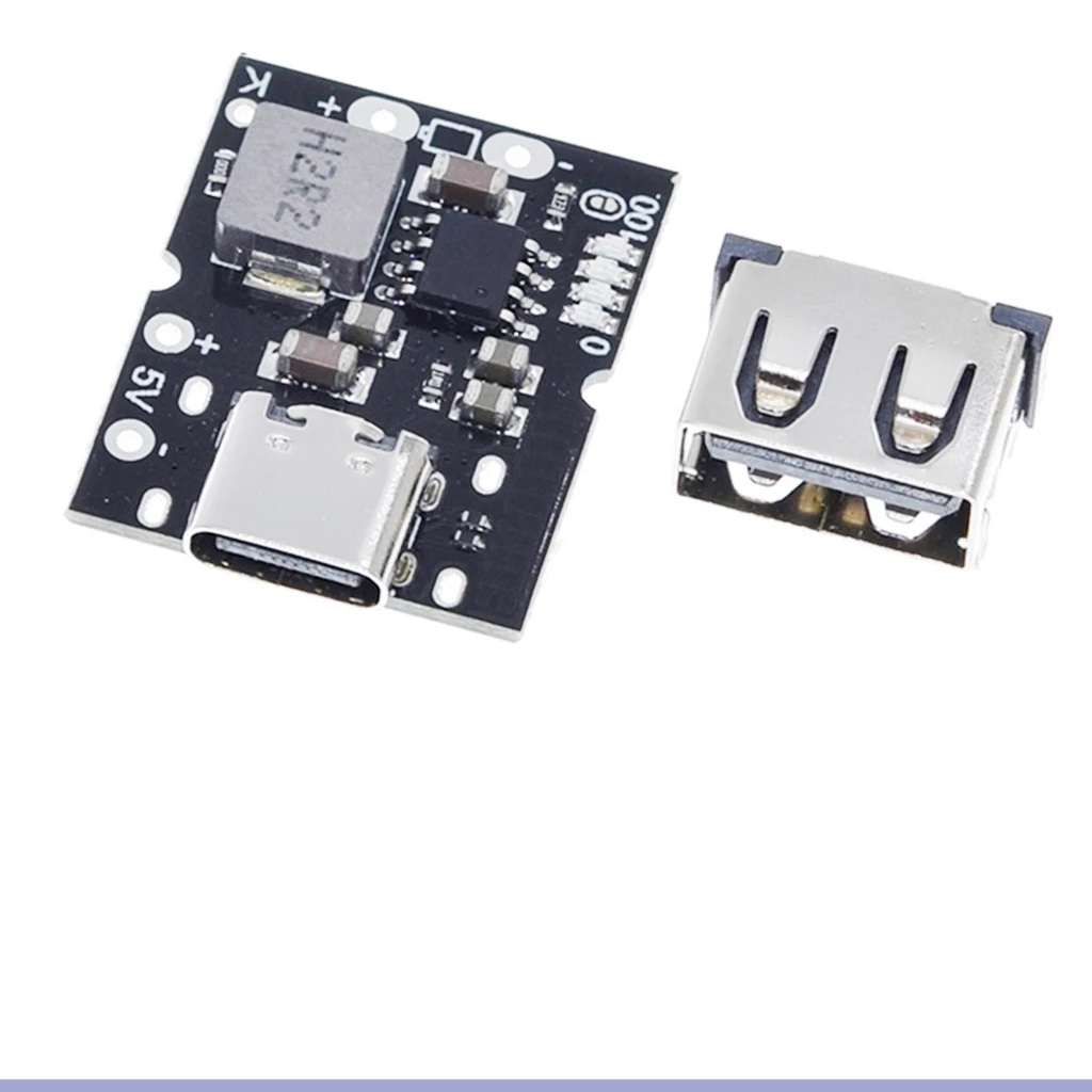 Jual Modul Powerbank USB Type-C Input Output 5V 2A 4 Led Indicator ...