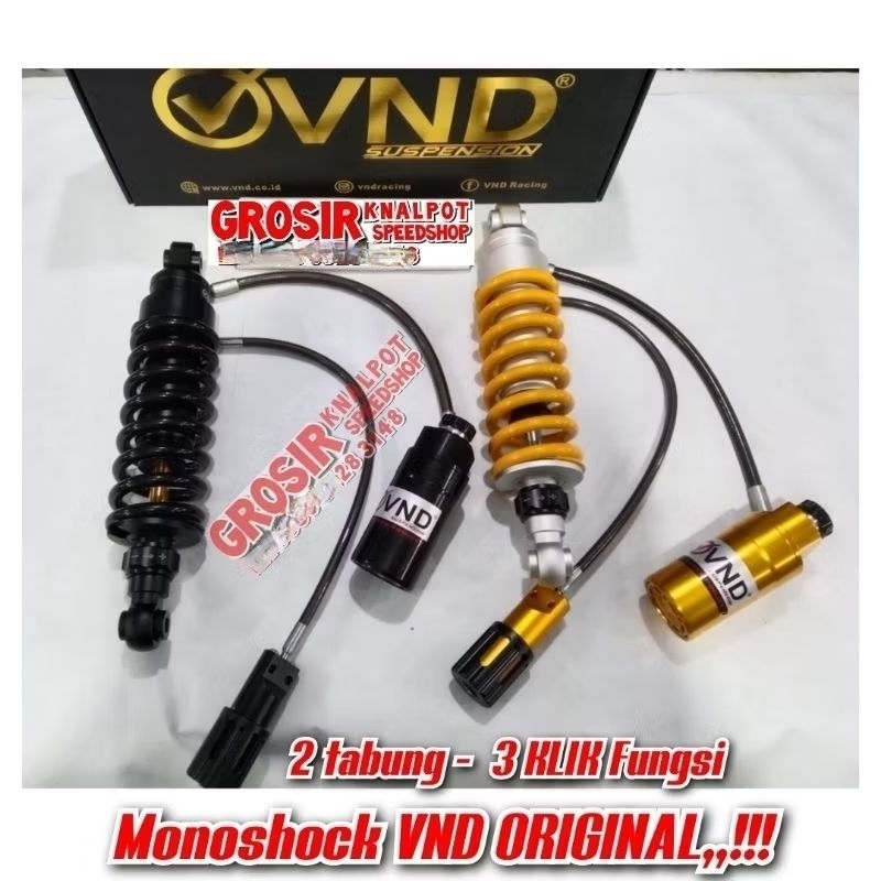 Jual Monoshock shock belakang tabung Pisah VND ORIGINAL 2 Tabung 3 Klik ...