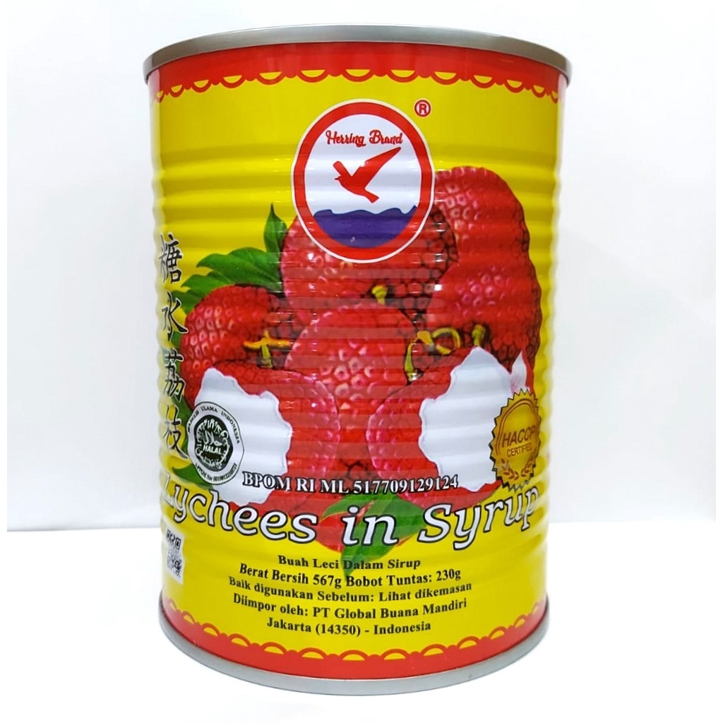 Jual Herring Brand lyche 567gr ( leci dalam sirup kaleng) | Shopee ...