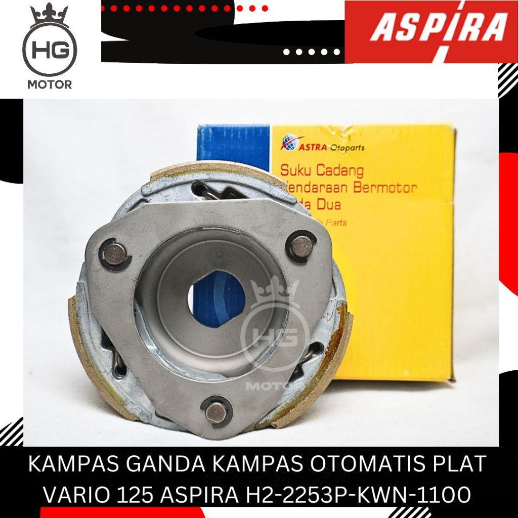 Jual KAMPAS GANDA KAMPAS OTOMATIS + PLAT VARIO 125 ASPIRA H2-2253P-KWN ...