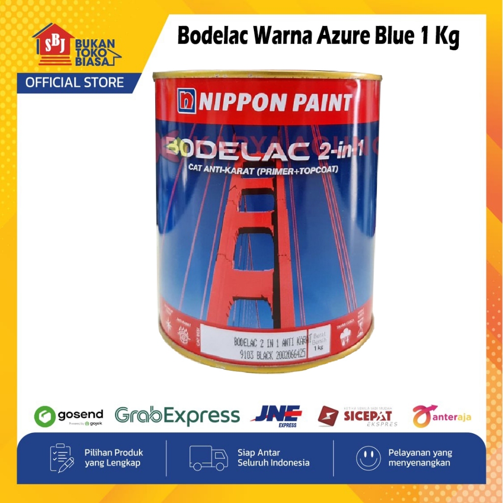 Jual Nippon Paint Cat Besi Kayu Anti Karat Bodelac 2 In 1 Ukuran 1 Kg ...