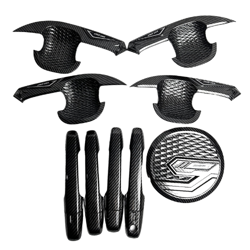 Jual Paket Outer Handle Tank Cover Agya 2023 Carbon | Shopee Indonesia