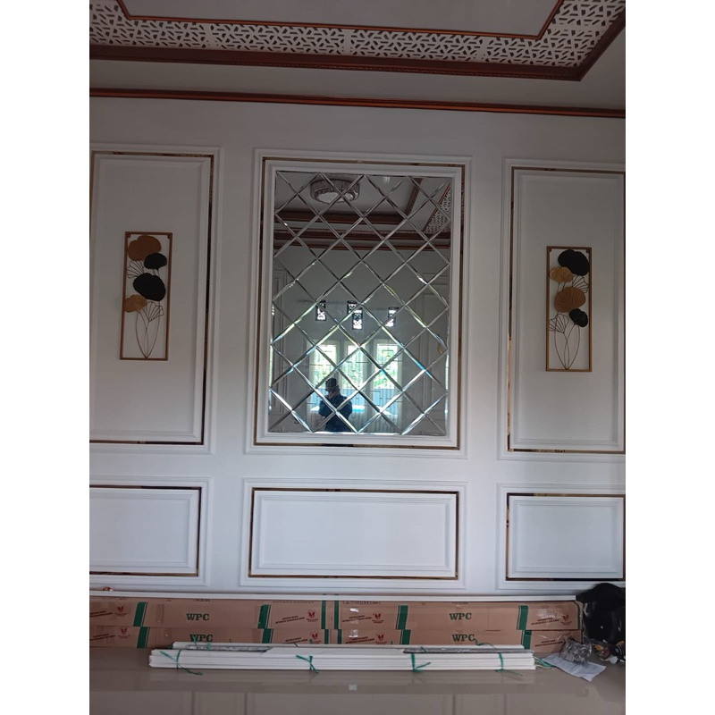 Jual Custom 100x 190 Tebal 5mili Bevel 1cm FREE PACKING KAYU DAN DOUBLE ...
