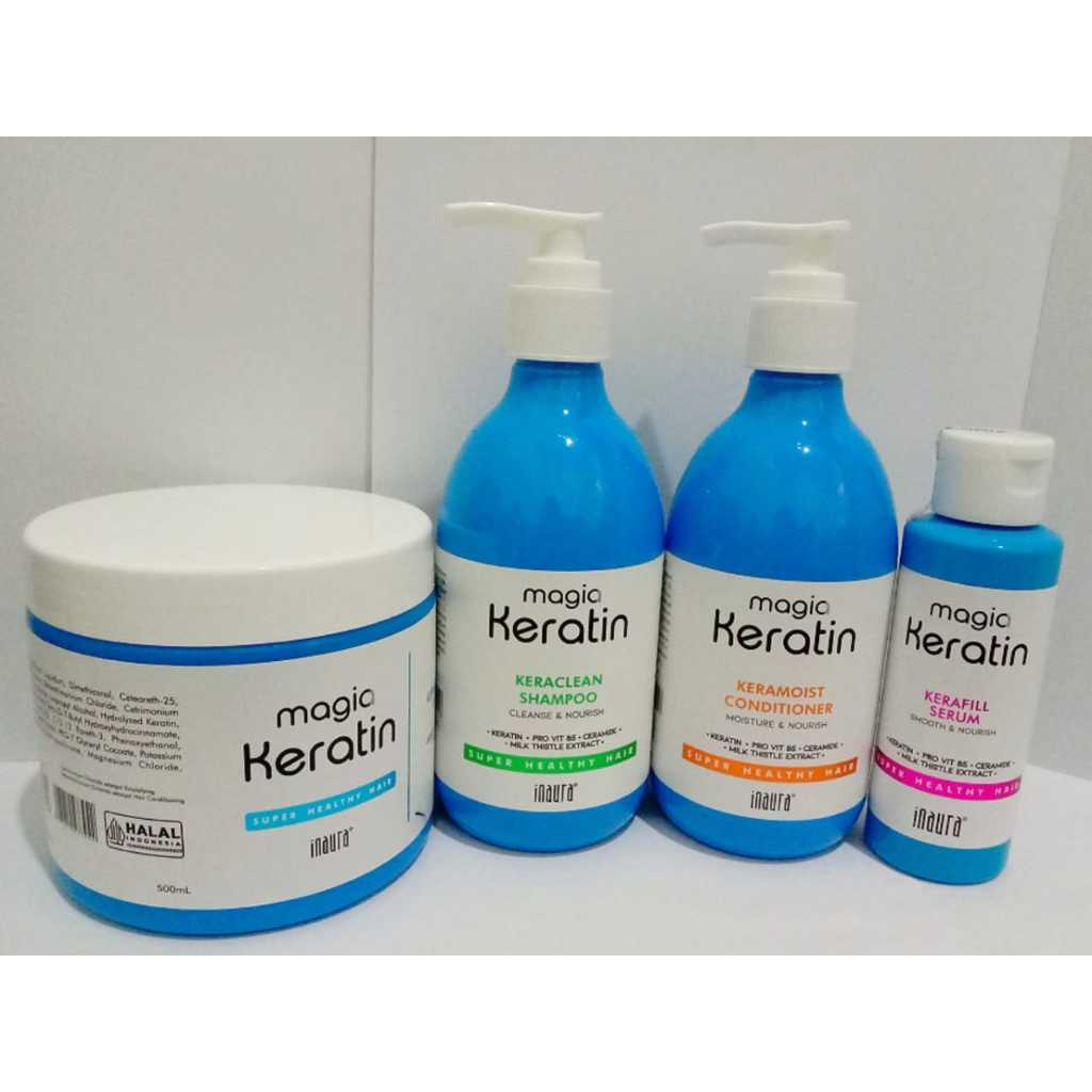 Jual Inaura Paket Magia Keratin Filler Therapy | Shopee Indonesia