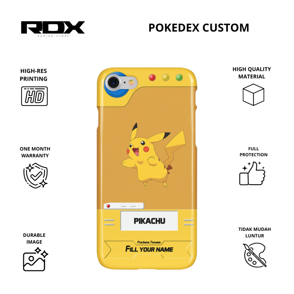 Jual POKEDEX POKEMON CUSTOM CASE Semua Tipe HP | Shopee Indonesia