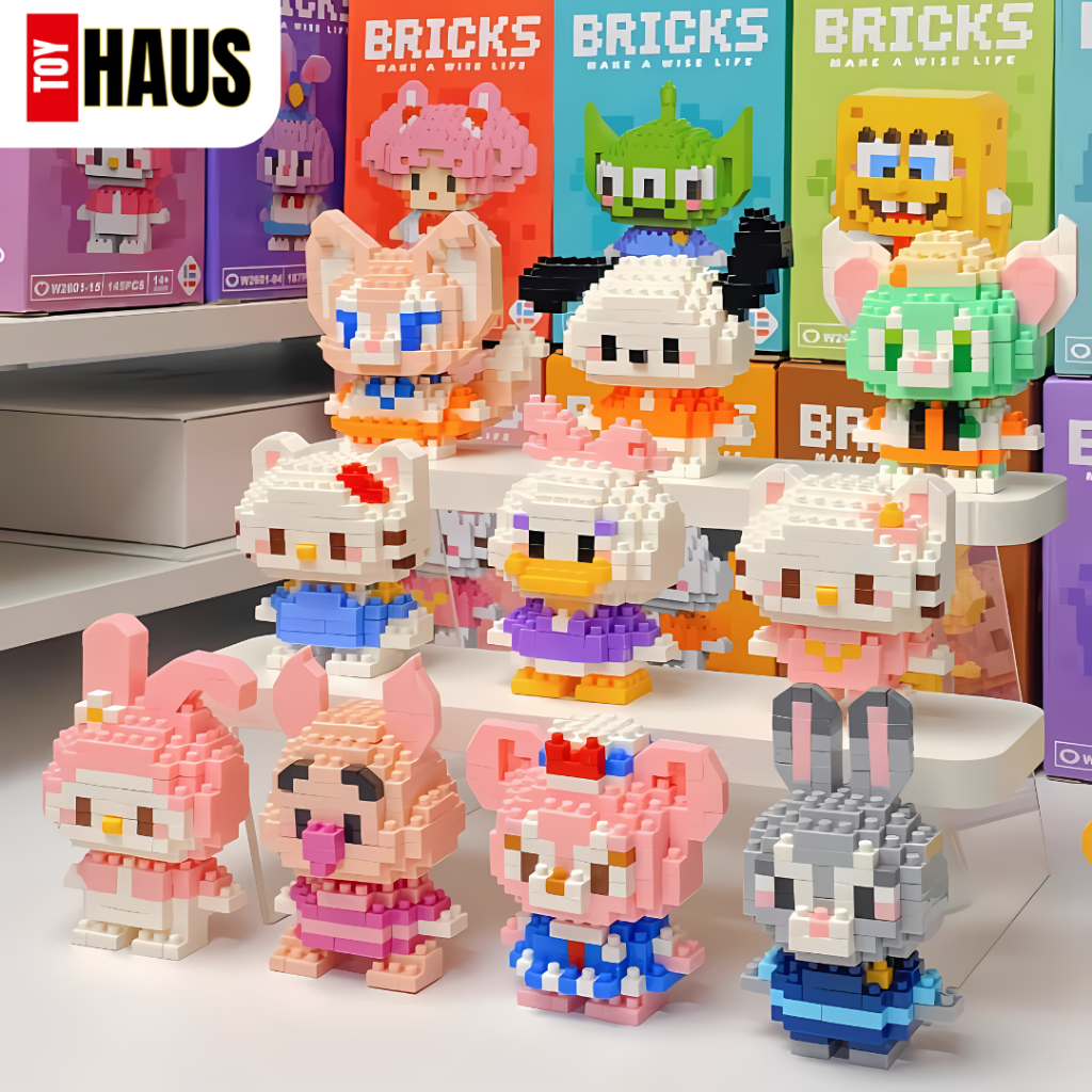 Jual Mini Bricks & Nano Blocks Toys Model Building Block Kartun Lucu ...
