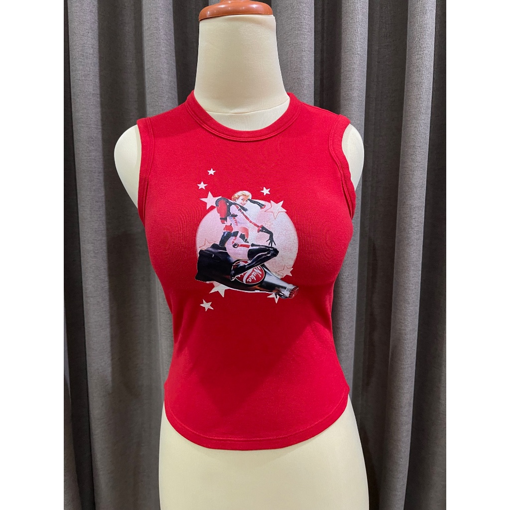 Jual Tank Top Sablon Fallout Nuka Cola Girl Warna Merah | Shopee Indonesia