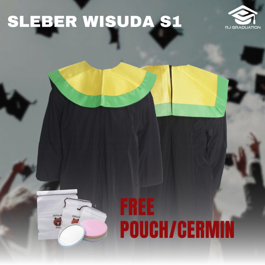 Jual KODE G25I Best Seller Sleber Wisuda Kerah Wisuda Atribut Wisuda ...
