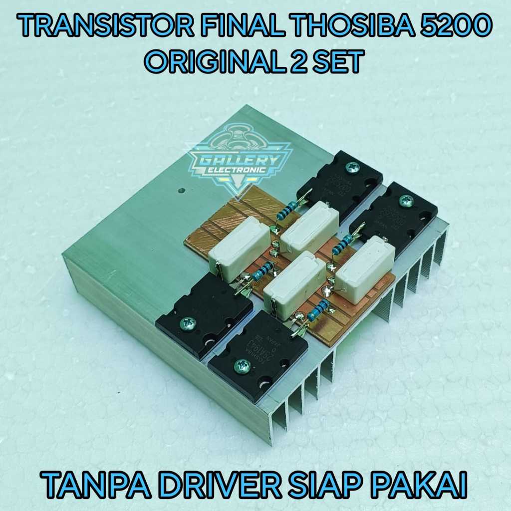 Jual 2 Set Transistor Final Toshiba 2sa 1943 dan 2sc 5200 Original ...