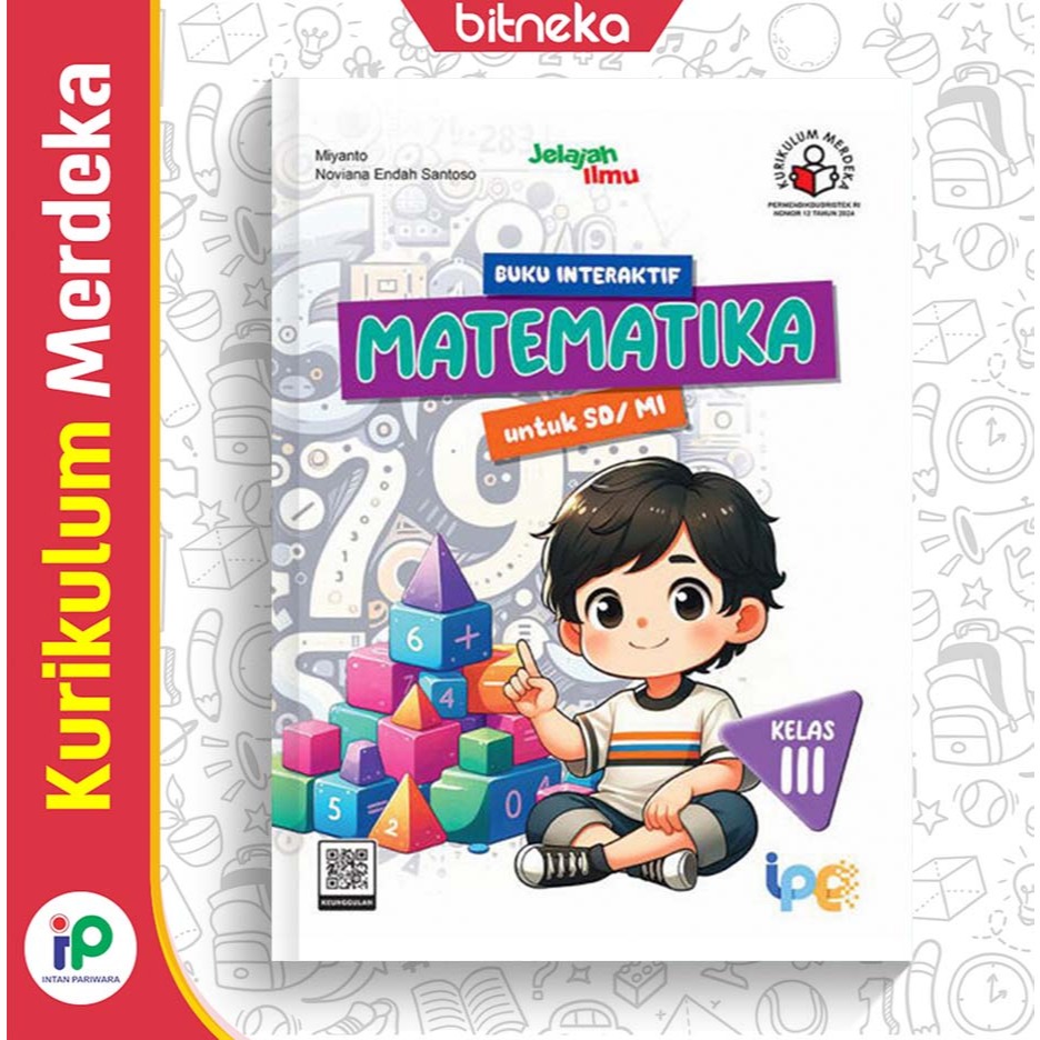 Jual Buku Pendamping(Buku Interaktif) Matematika SD/MI kelas 3 Kurikulum Merdeka- Intan Pariwara ...