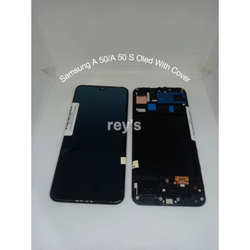 Jual LCD SAMSUNG A 50/ A 50S OLED WITH COVER/ A 30 OLED COMPLETE BLACK ...