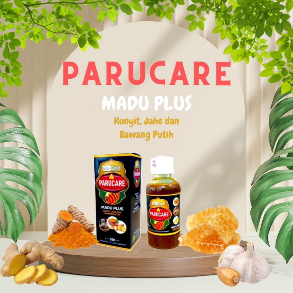 Jual PARUCARE BIO GOLD Madu Herbal Plus Kunyit Jahe Garlic Obat Paru-Paru Atasi Asma Sesak Nafas ...