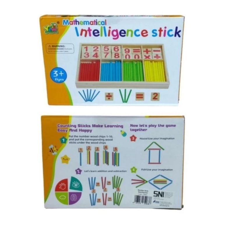 Jual Intelligence stick / Stick berhitung / belajar berhitung | Shopee ...