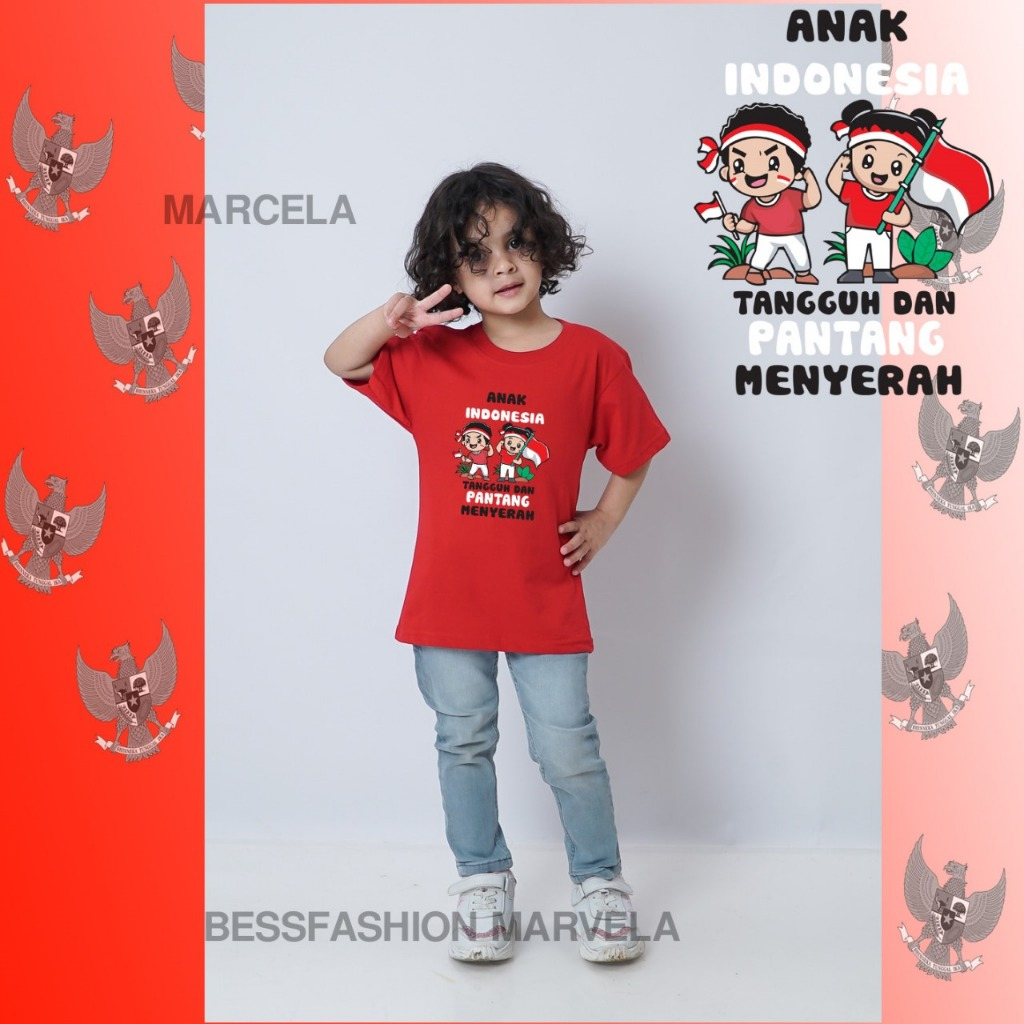 Jual BESS KAOS ANAK HUT RI KE 80 KAOS KEMERDEKAAN RI KE 80 KAOS 17 AGUSTUS RI 1945 HARI ...