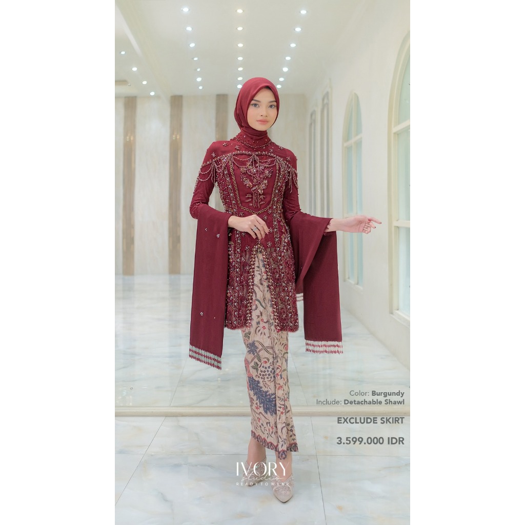 Jual Pre Order Ivory Studio - Awani | Corsage Kebaya with Hourglass ...