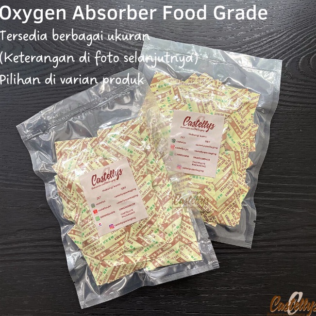 Jual Silica Gel Oxygen Absorber Food Grade Sachet Pengawet Makanan ...