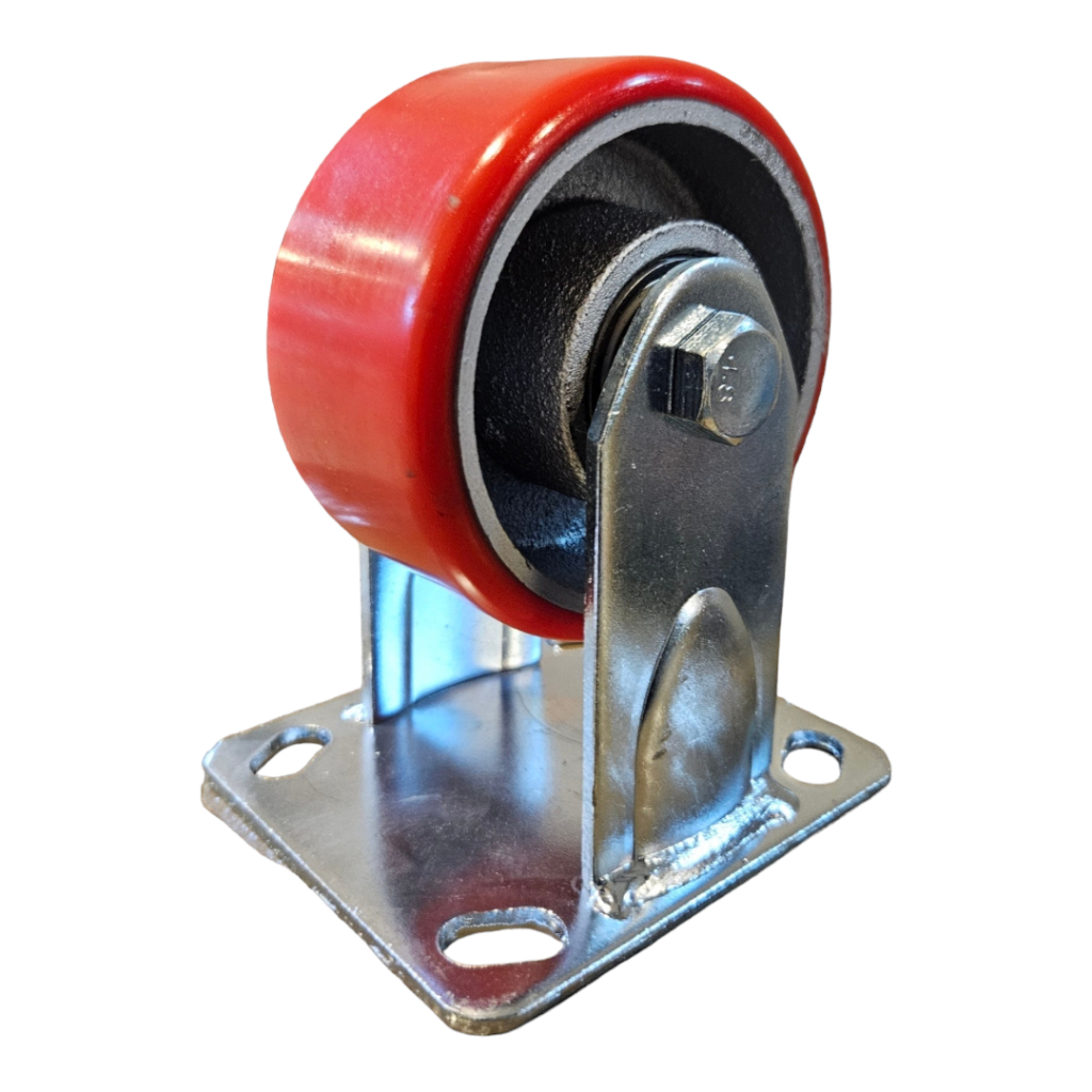 Jual Roda Troli PU Polyurethane Heavy Duty 4 inch 100MM x 50MM mati ...
