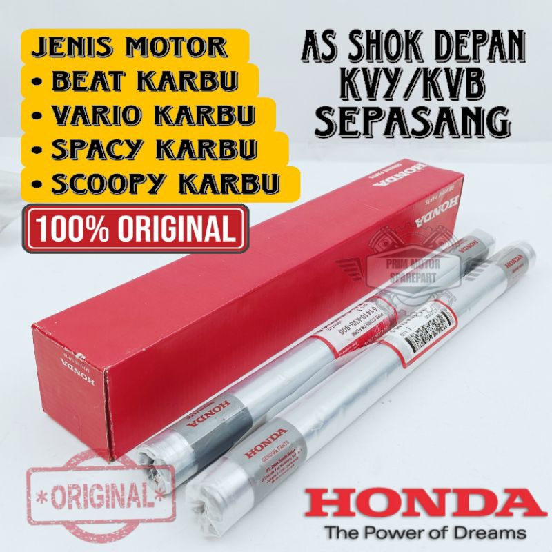Jual ORIGINAL AS SHOCK DEPAN HONDA BEAT KARBU BEAT LAMA/ SCOOPY KARBU ...