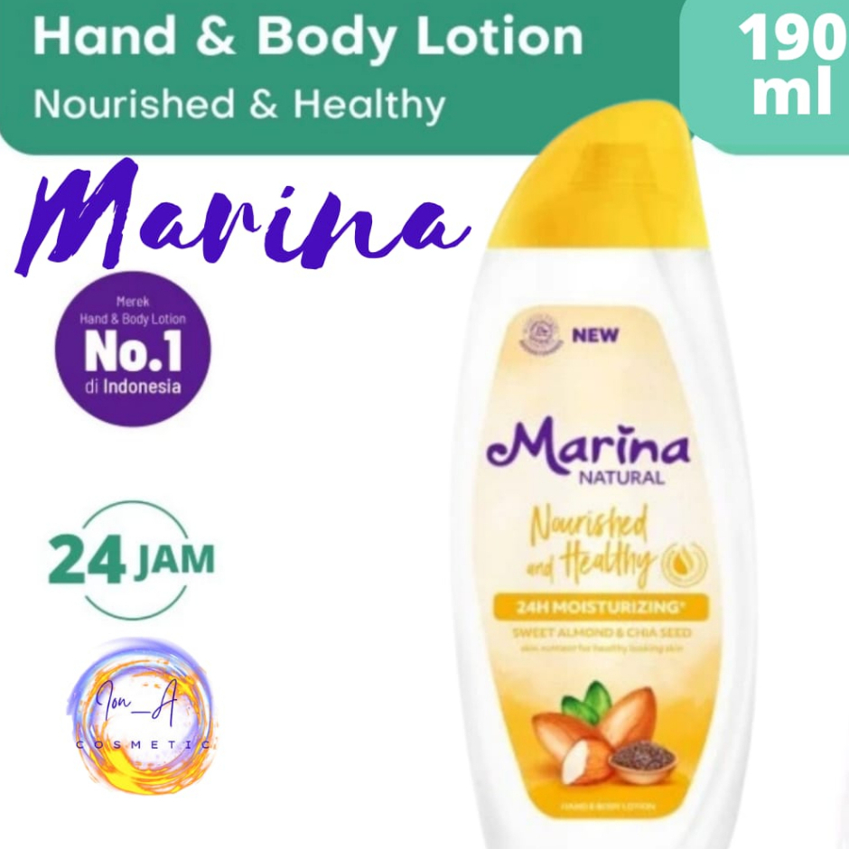 Jual Marina Handbody Lotion Natural 190 ml | Shopee Indonesia
