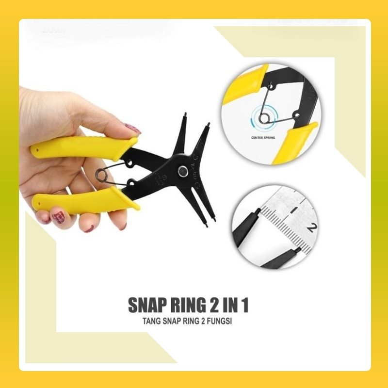 Jual Tang Snap Ring 2 in 1 Pliers Buka Tutup Snap Ring | Shopee Indonesia