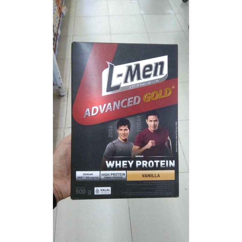 Jual L-MEN ADVANCED GOLD vanila 500gr | Shopee Indonesia