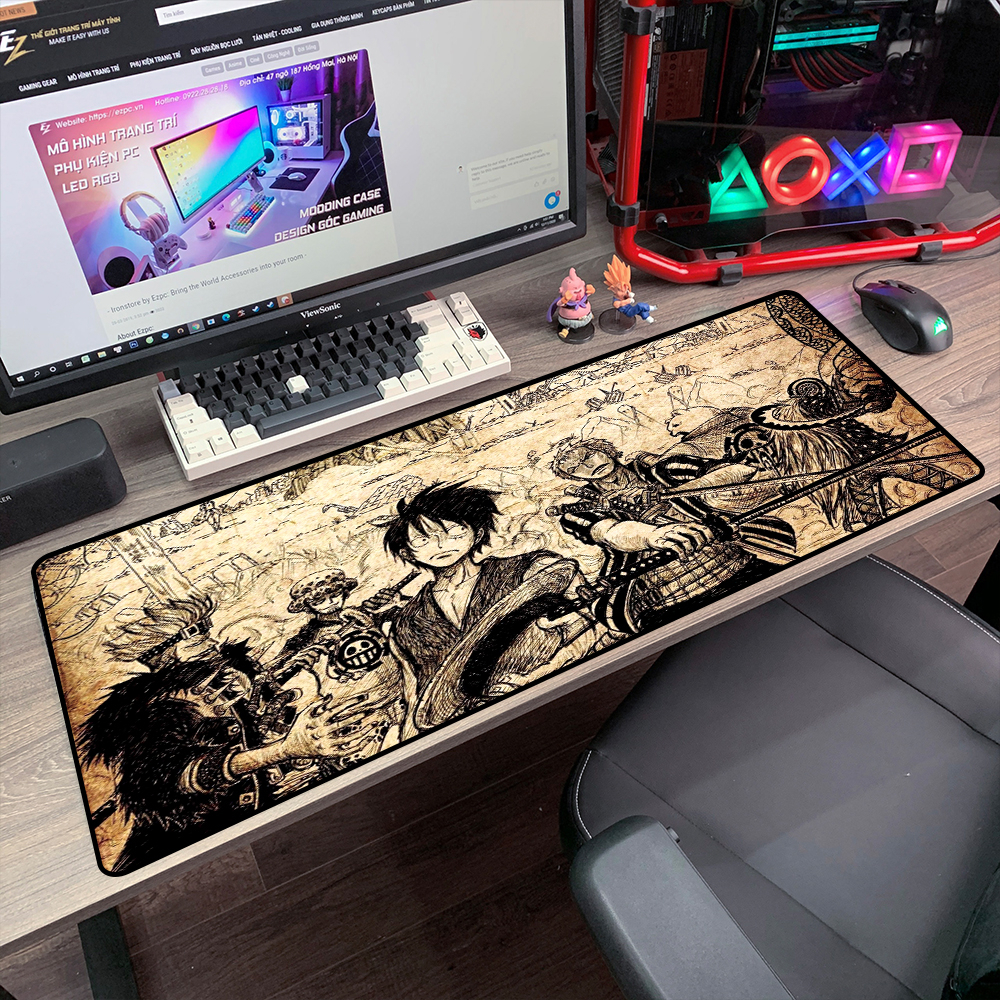 Jual Alas Mouse | Mouse Pad Gaming Anti Slip One Piece | One Punch Man ...