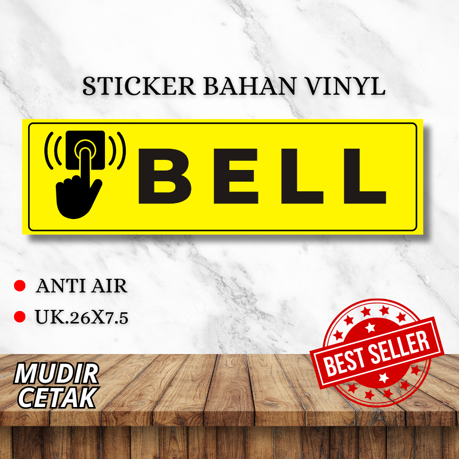 Jual Stiker Bell/Stiker Rumah/Stiker Pagar/Stiker Perumahan/ Stiker ...