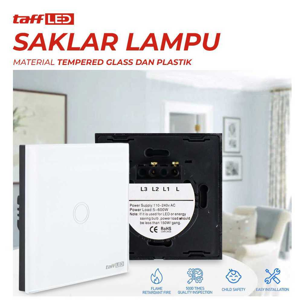 Jual Saklar Lampu Sensor Sentuh Luxury Touch LED | Shopee Indonesia