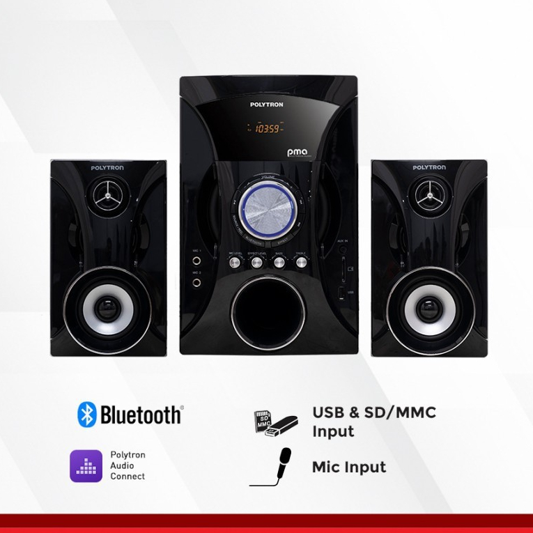 Jual POLYTRON MULTI MEDIA AUDIO PMA 9505/ SPEAKER AKTIF BLUETOOTH/ USB ...