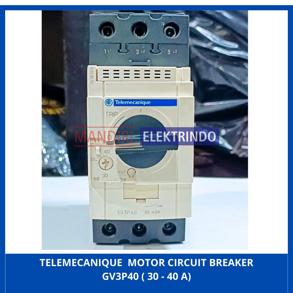 Jual TELEMECANIQUE MOTOR CIRCUIT BREAKER GV3P40 ( 30 - 40 A) | Shopee ...