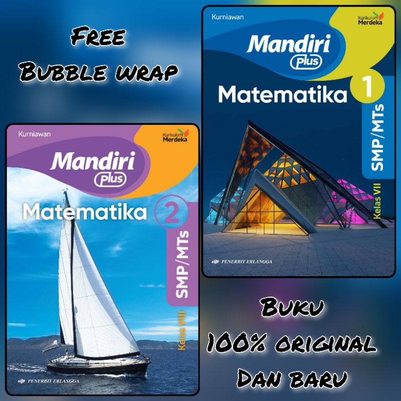 Jual MANDIRI PLUS MATEMATIKA SMP/MTS KELAS 7 DAN 8 KURIKULUM MERDEKA ERLANGGA | Shopee Indonesia