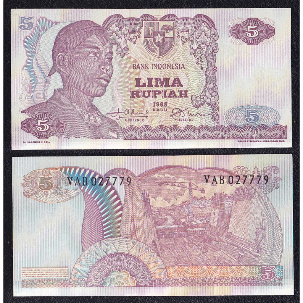 Jual Uang kuno 5 rupiah tahun 1968 emisi Jendral Sudirman | Shopee ...
