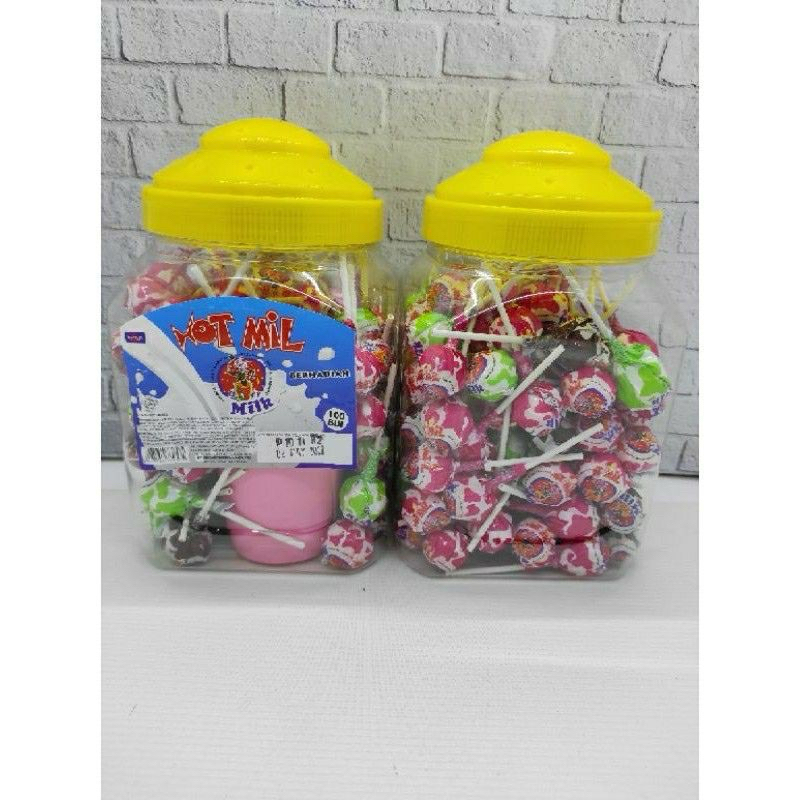 Jual PERMEN HOT MIL MILK TOPLES | PERMEN LOLLI SUSU ANEKA RASA | HOTMIL ...
