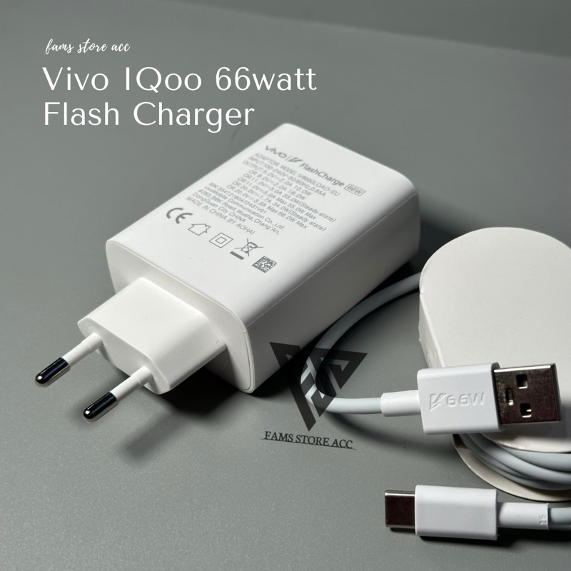Jual CHARGER VIVO 66W ORIGINAL 100% FAST CHARGING TYPE C | Shopee Indonesia